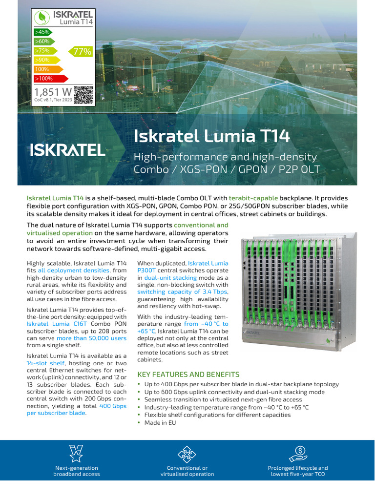 Iskratel Lumia T14 Datasheet EN | PDF | Computer Science | Computer ...