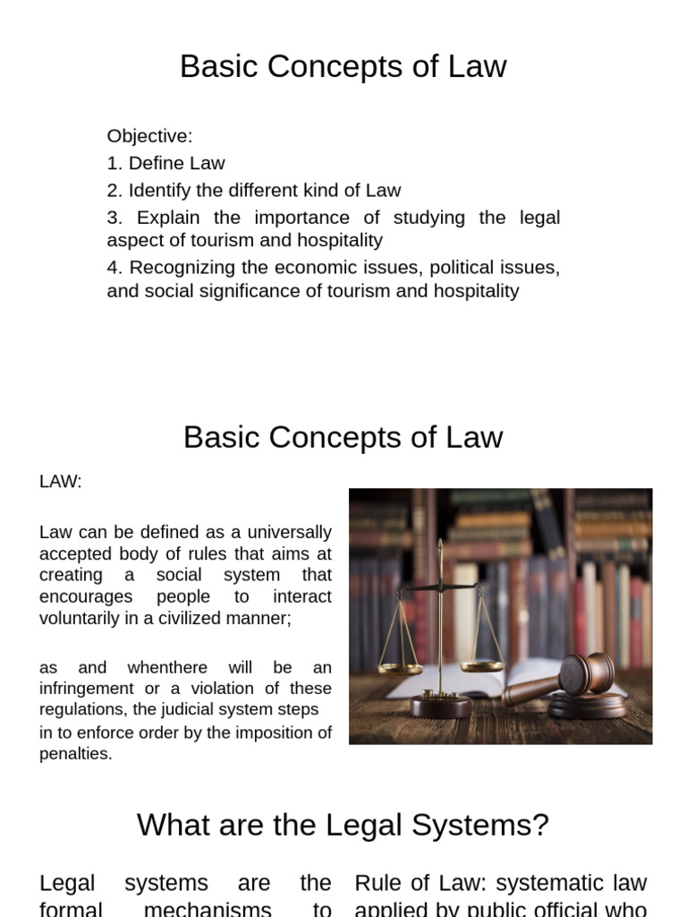 Basic Concepts of Law | PDF | Common Law | Prosecutor