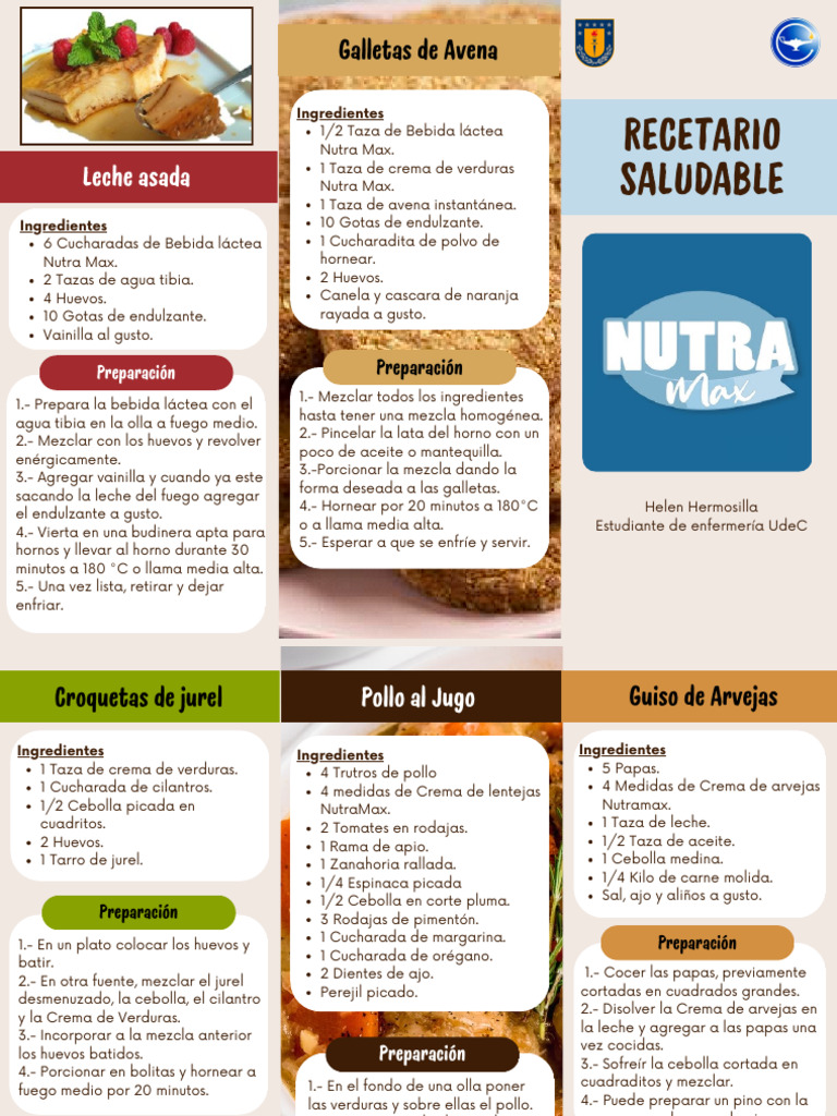 Recetario Saludable | PDF | Alimentos | Comida y bebida