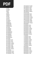 Números en Español del 0 al 10000 | PDF