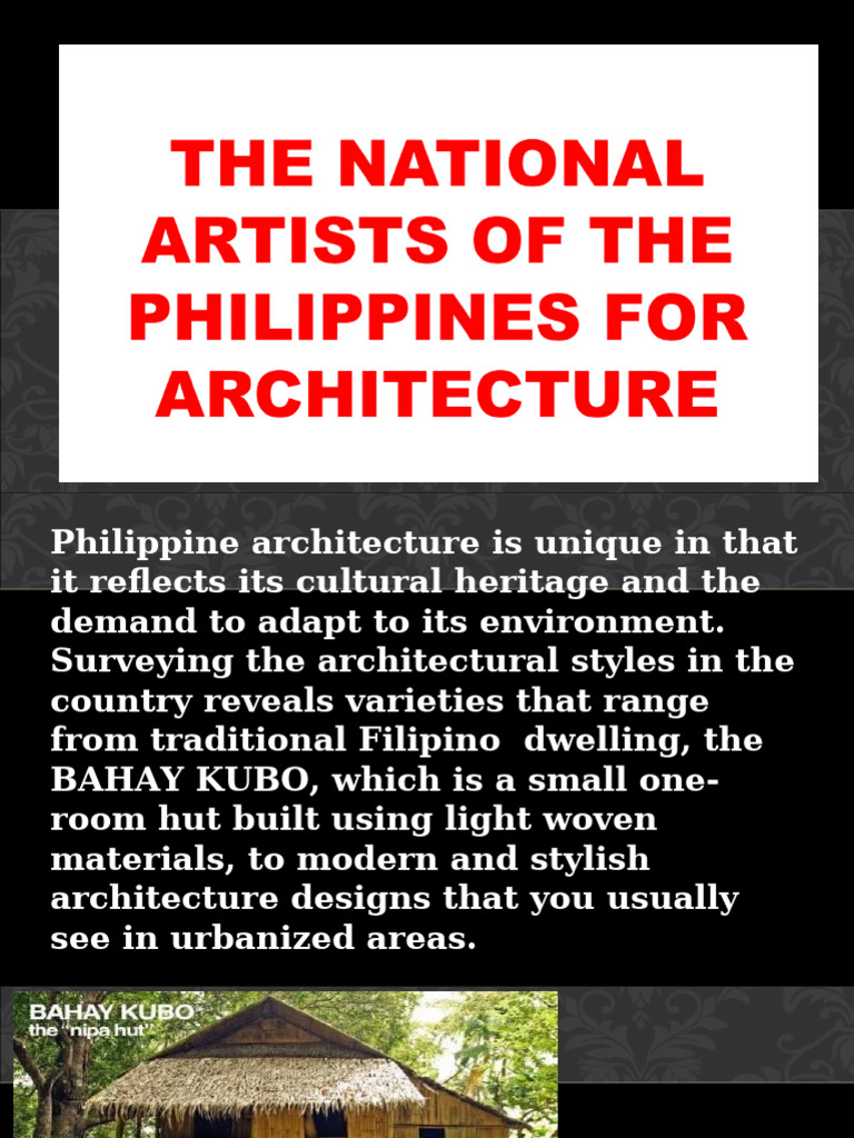 Filipino Architecture: Cultural Heritage | PDF | Philippines