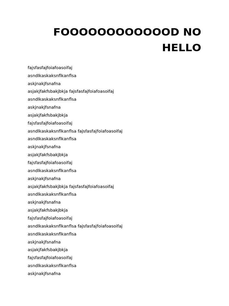 Random Text Document Analysis | PDF | Language Arts & Discipline | Wellness
