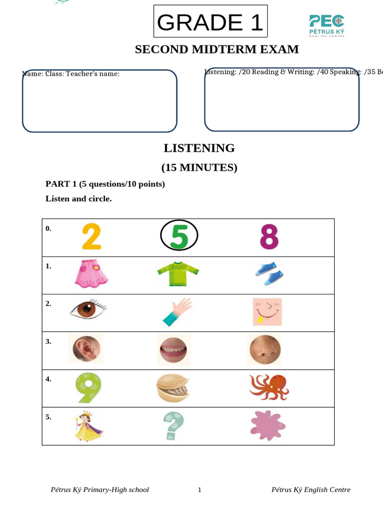 2ND Midterm Exam Grade 1 | PDF | Clothing | Fashion