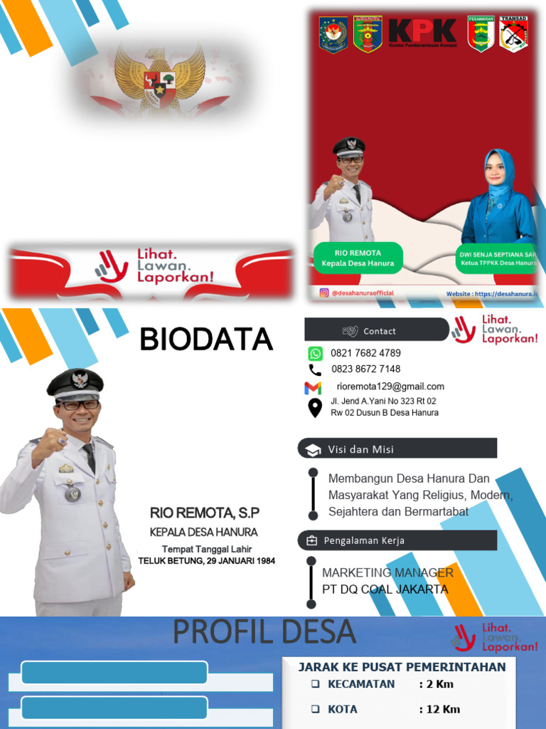 Strategi Pengelolaan Dana Desa Hanura | PDF