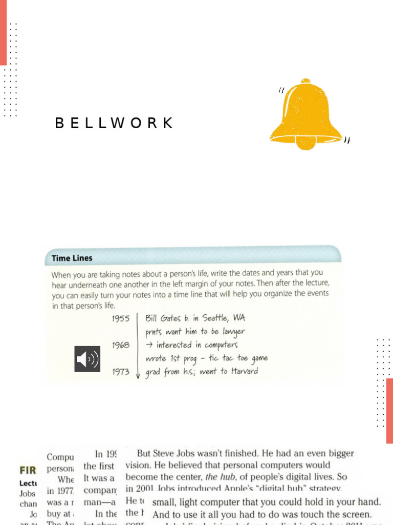 Bell Work | PDF