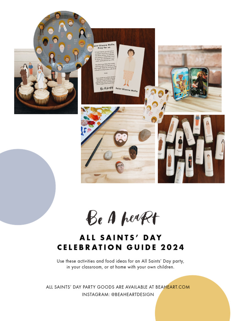 Be A Heart All Saints Day Celebration Guide | PDF | Religion & Spirituality