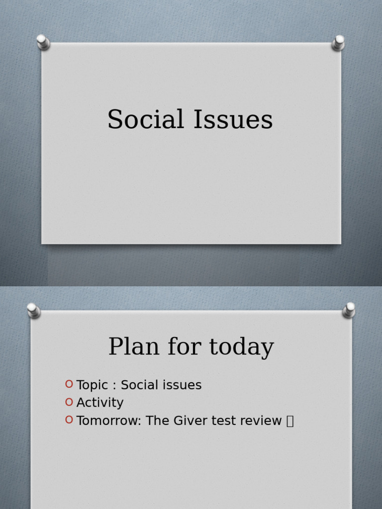 Some Current Social Issues | PDF | Social Science