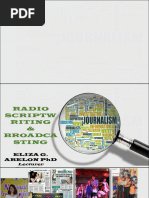 Scriptwriting and Radiobroadcasting | PDF