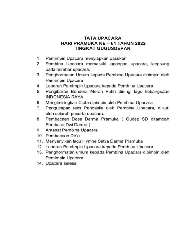 Dasa Dharma Dan Dwidarma Pramuka | PDF