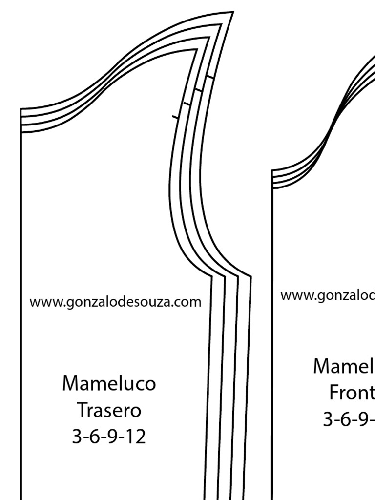 Mamelucos de bebé: tallas y medidas | PDF