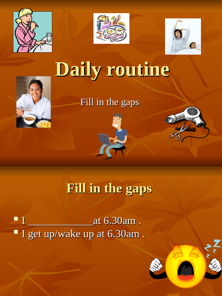 Daily Routine Fun Activities Games 31609 | PDF
