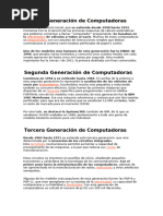 Tercera Generación de Computadoras | PDF | Circuito integrado | Ibm