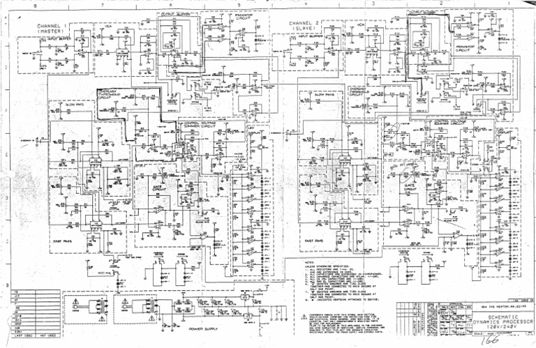 DBX 166 Schematic | PDF