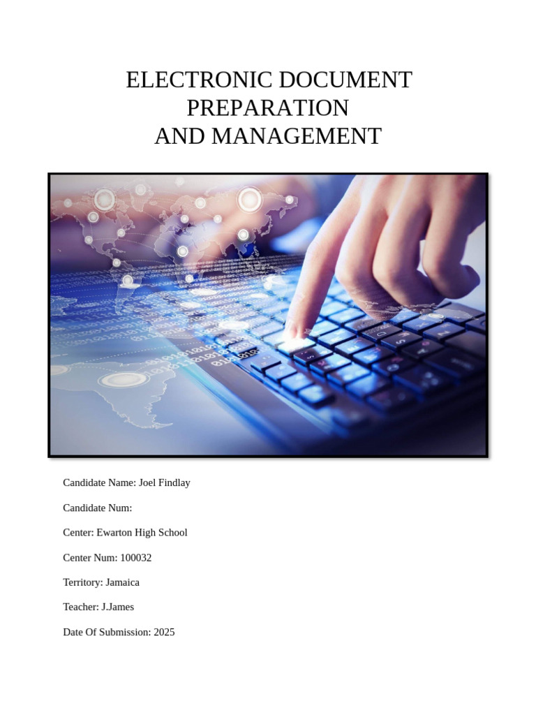 Electronic Document Preparation and Management | PDF | Communication | Fax