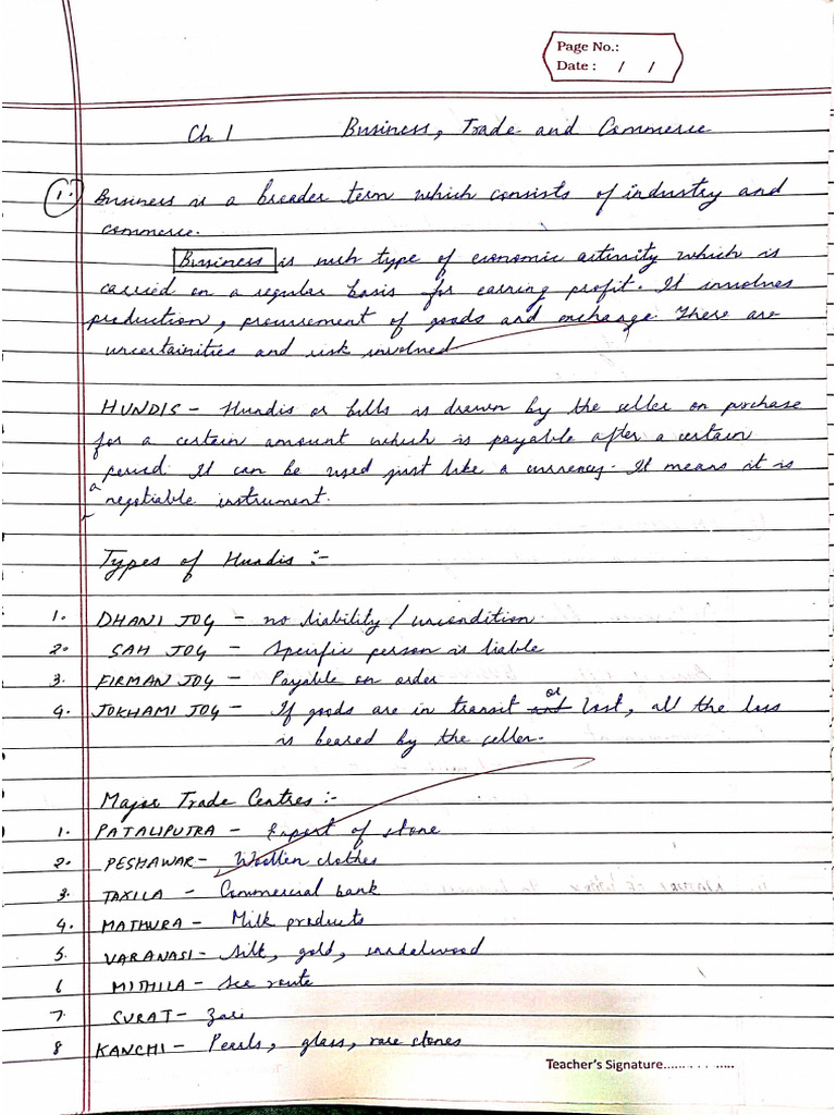 BST CH 1 Notes | PDF