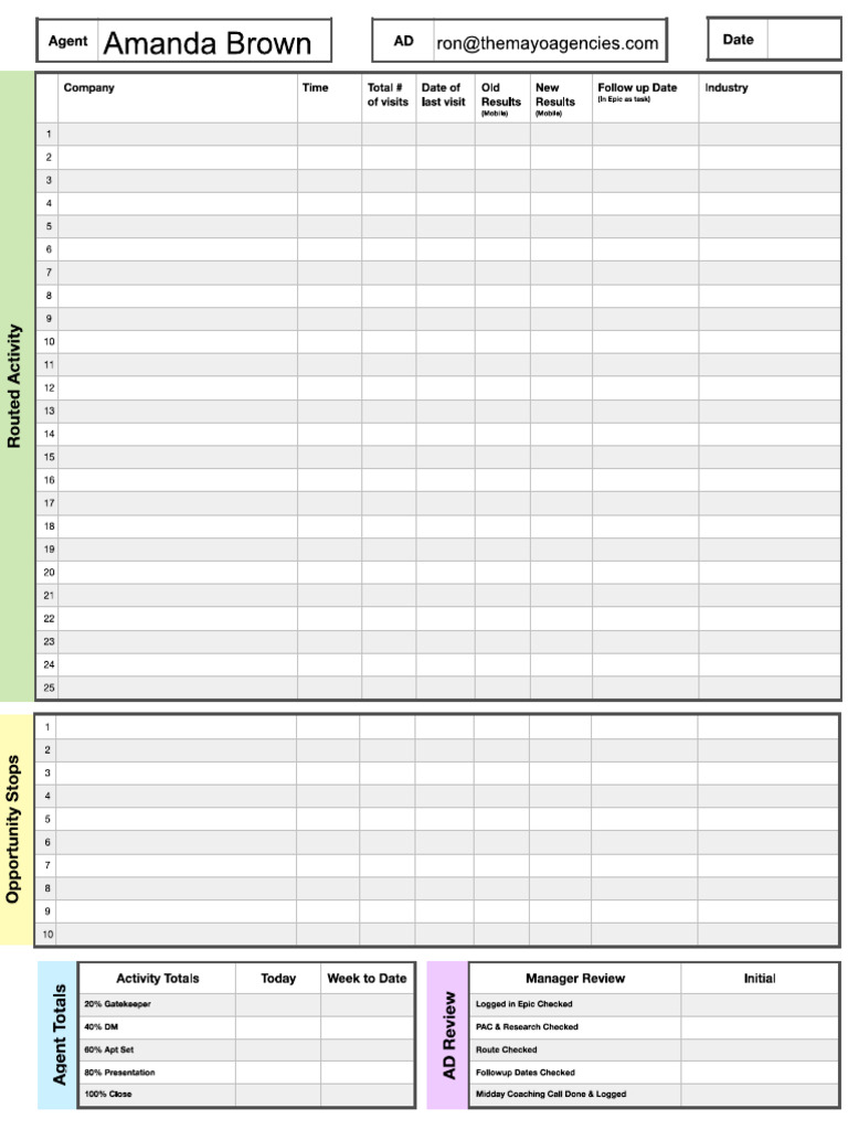 Daily Tracker | PDF