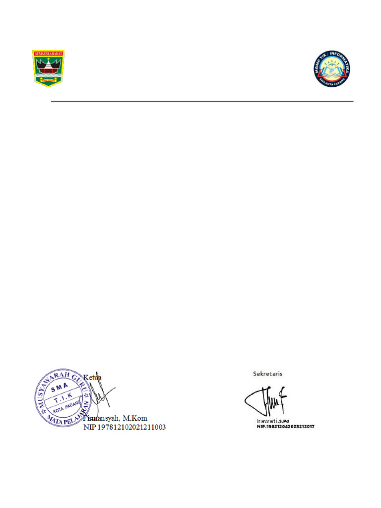 Undangan MGMP Tik-4 | PDF