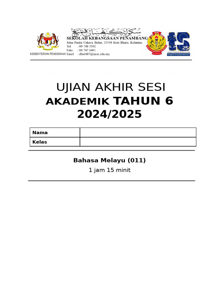 Cover Uasa 2024 | PDF