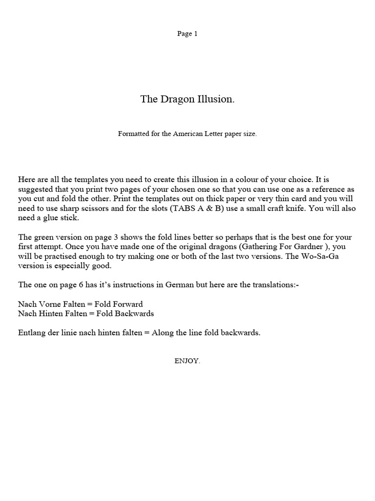 Dragon Illusion U.S.a | PDF | Home & Garden