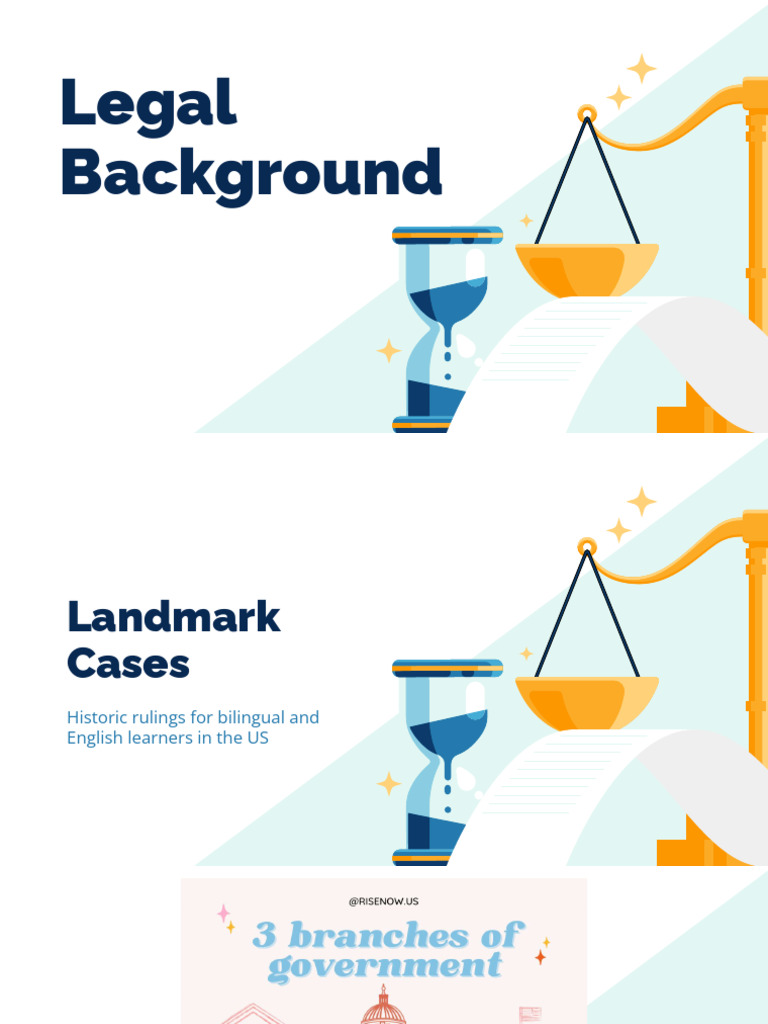 Landmark Cases for Bilingual Education | PDF | Deferred Action For ...