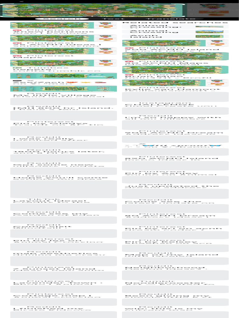 ACNH Island Layout and Design Ideas | PDF | Home & Garden | Young Adult