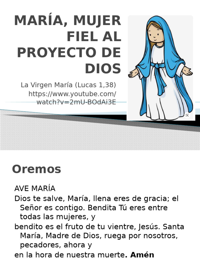 05 María, Mujer Fiel Al Proyecto de Dios | PDF
