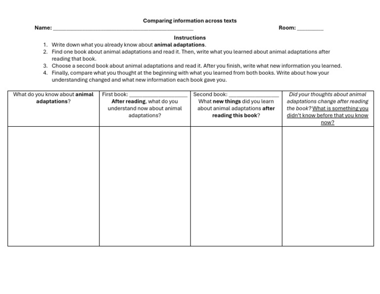 Comparison Chart | PDF | Science & Mathematics