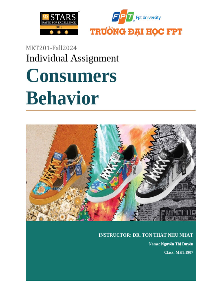 MKT201-Nguyễn Thị Duyên-MKT1907 | PDF | Brand | Consumer Behaviour