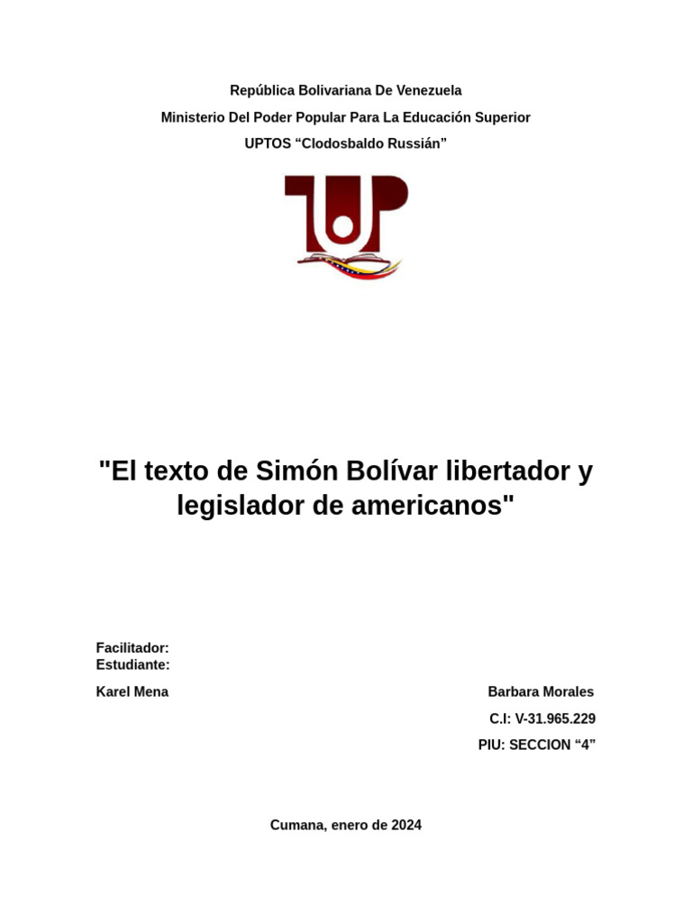 Barbarita | PDF | America latina | Ciencias Políticas