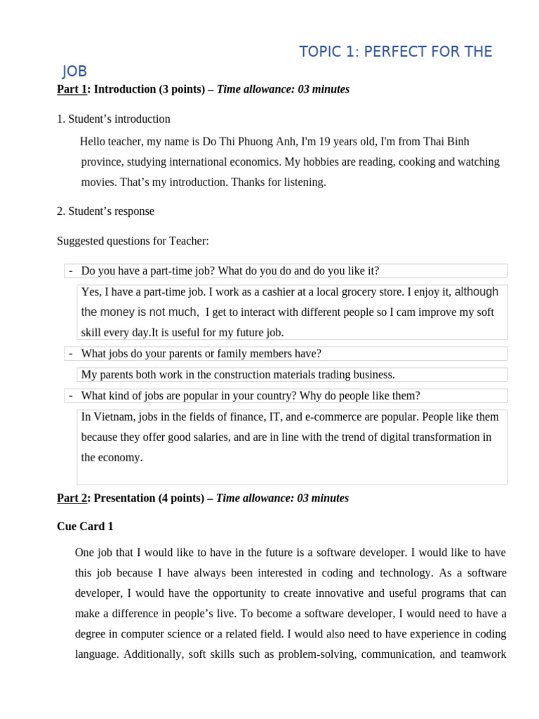 Đề Cương Nói TACB 3 | PDF | Clothing | Restaurants