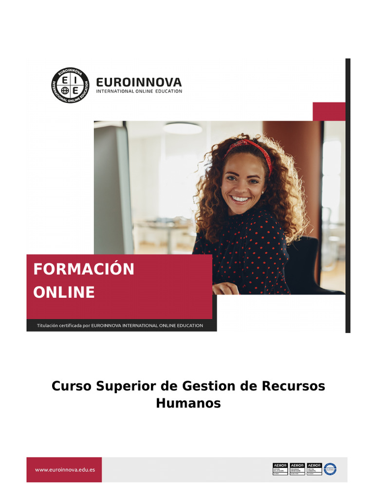 Curso Recursos Humanos Online | PDF | Gestión de recursos humanos | Reclutamiento
