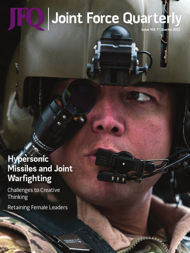 JFQ 104 | PDF | Military | Military Science
