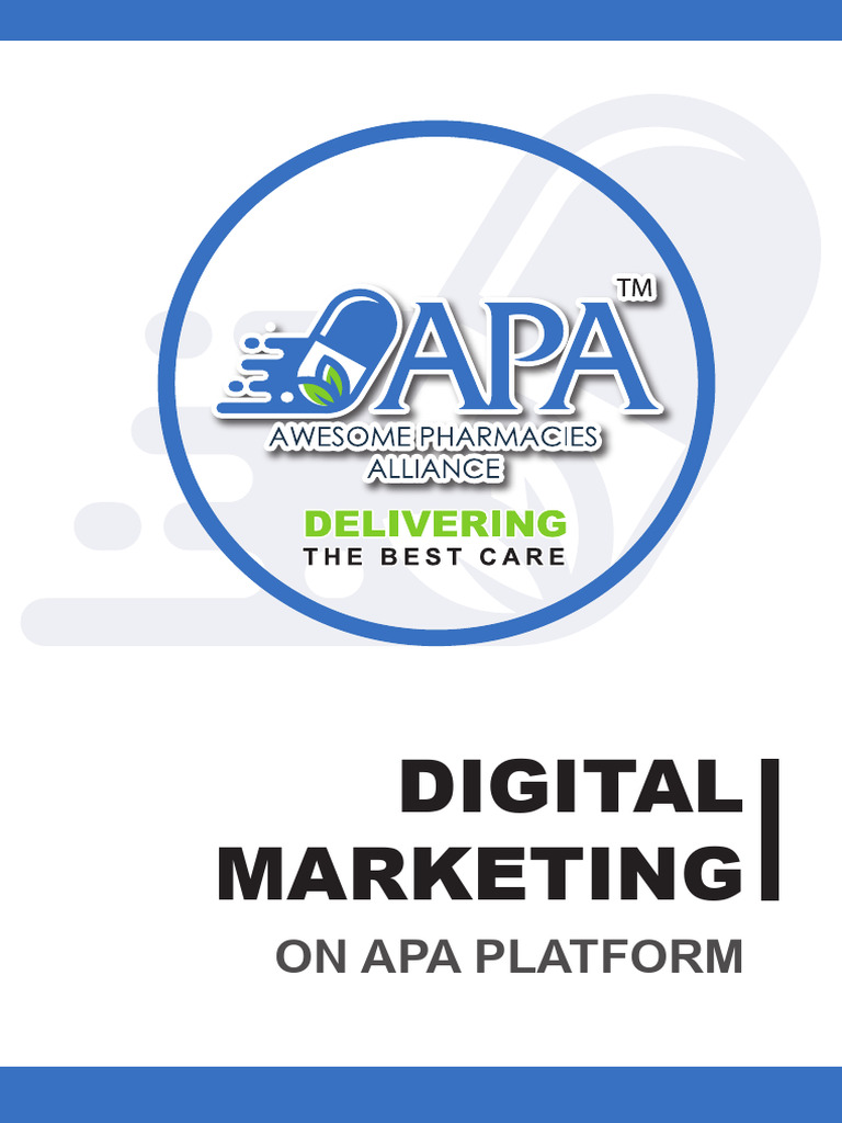 APA Digital Marketing Proposal | PDF | Brand | Pharmacy