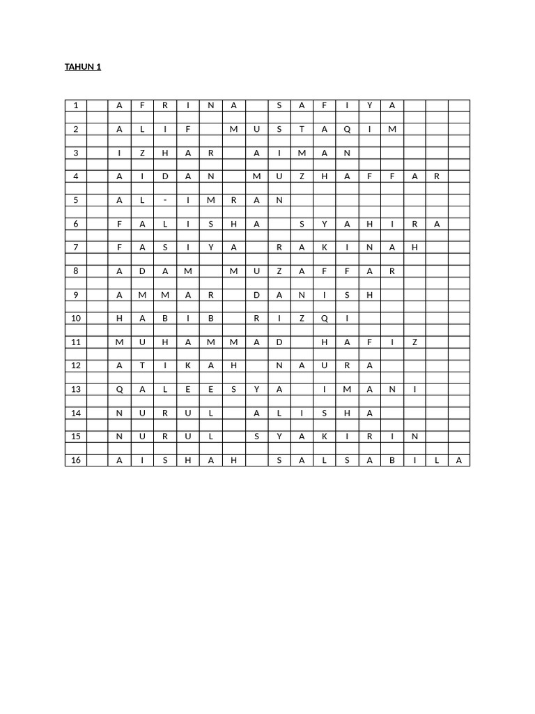 Tempahan Nametag 2024 | PDF