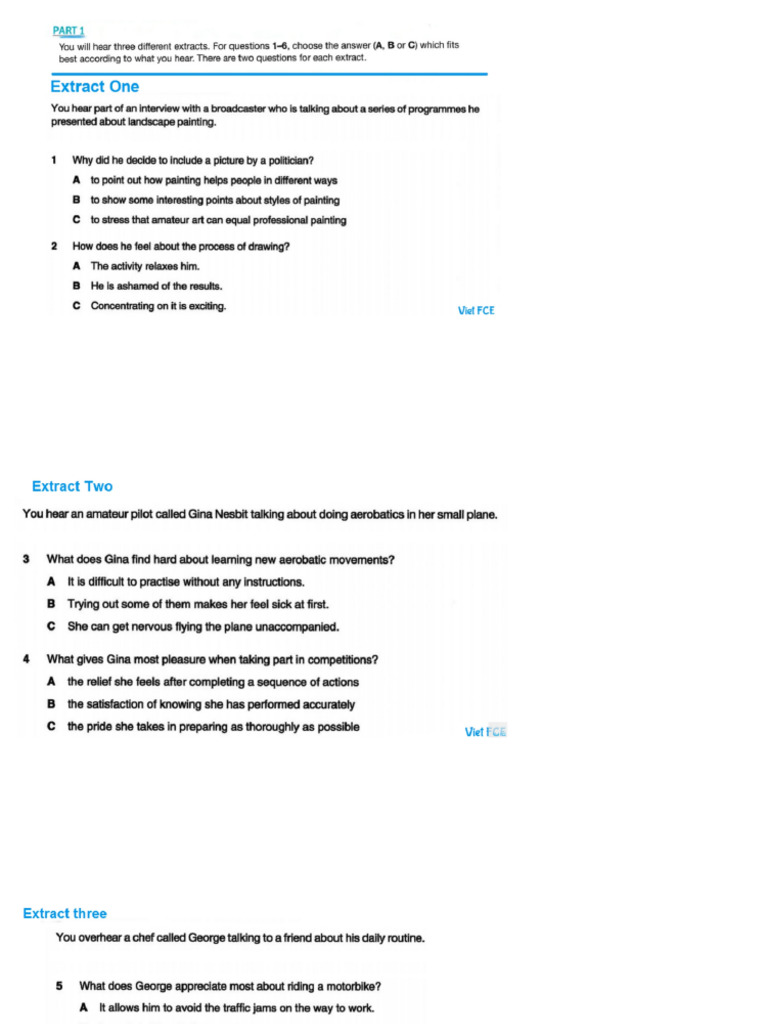 Listening C1 - 14 | PDF