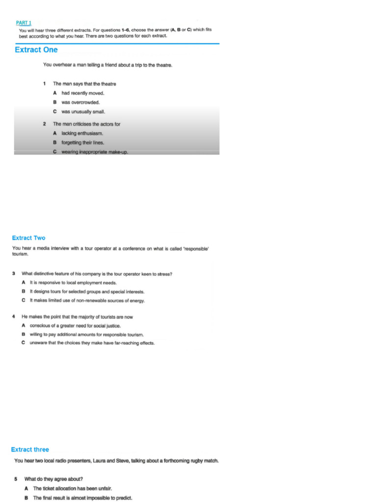 Listening C1 - 15 | PDF
