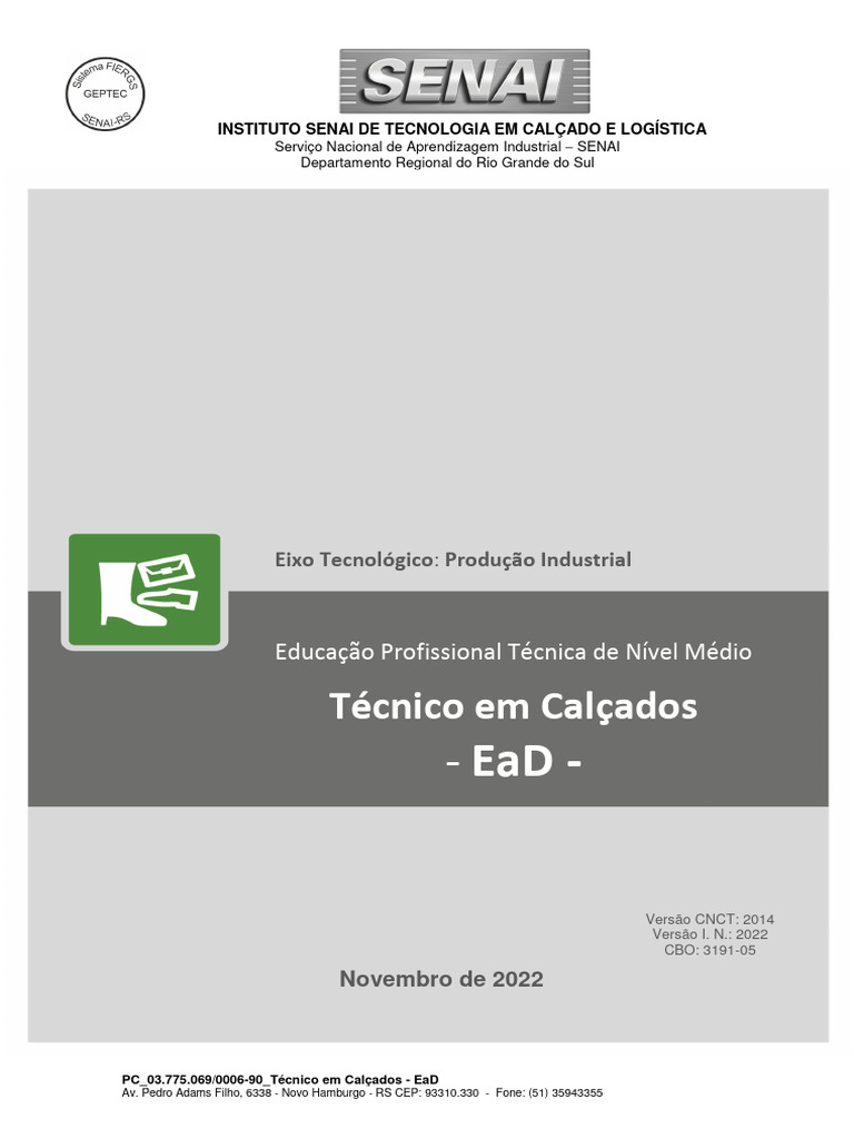 PC Tec Calcados Ead V Final | PDF | Desenvolvimento profissional ...