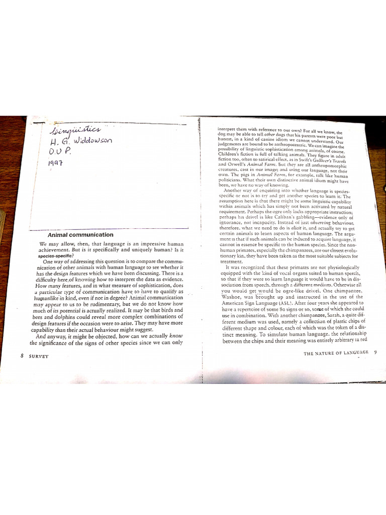 Animal Communication | PDF