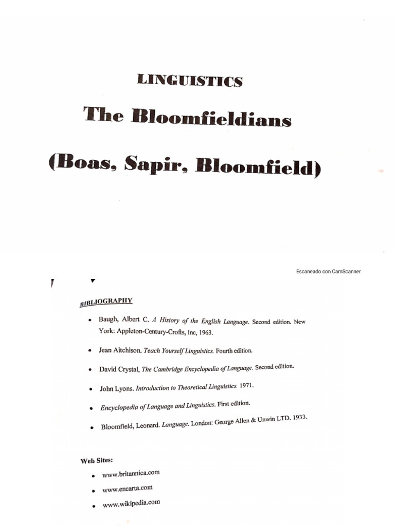 American Linguistics | PDF