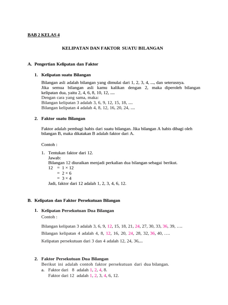 Bahan Bab 2 Klas Iv Riki | PDF | Metode & Bahan Ajar