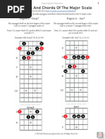 Triads Complete Book | PDF | Chord (Music) | Guitars