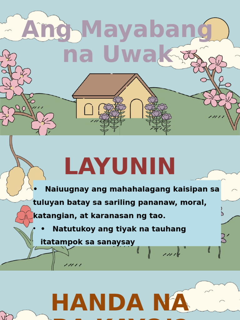 Ang Mayabang Na Uwak | PDF