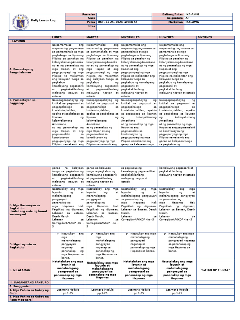 GR 6-Ap-Wk 5 - QTR 2 | PDF