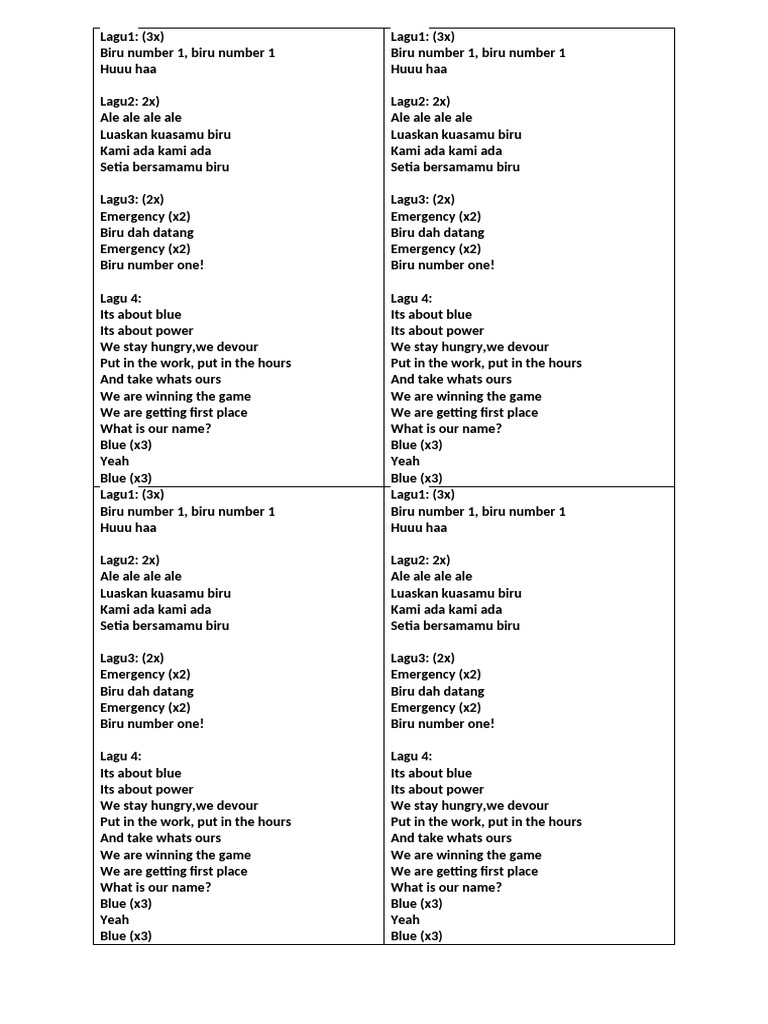 Lagu 1 | PDF | Language Arts & Discipline | Religion & Spirituality