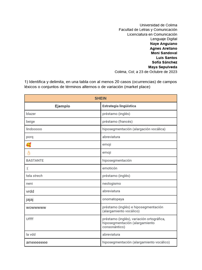 Hti - Equipo Moni-1 | PDF | Lingüística