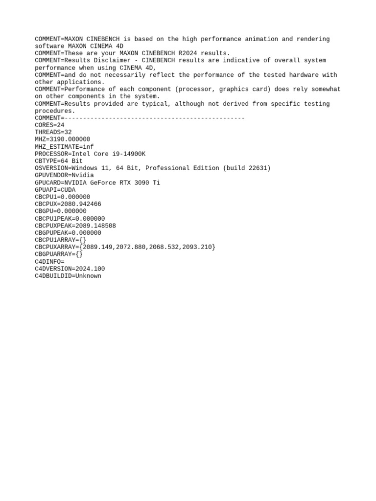 2024 100 24C 32T 3190 Intel Core I9 14900K 64 Bit | PDF