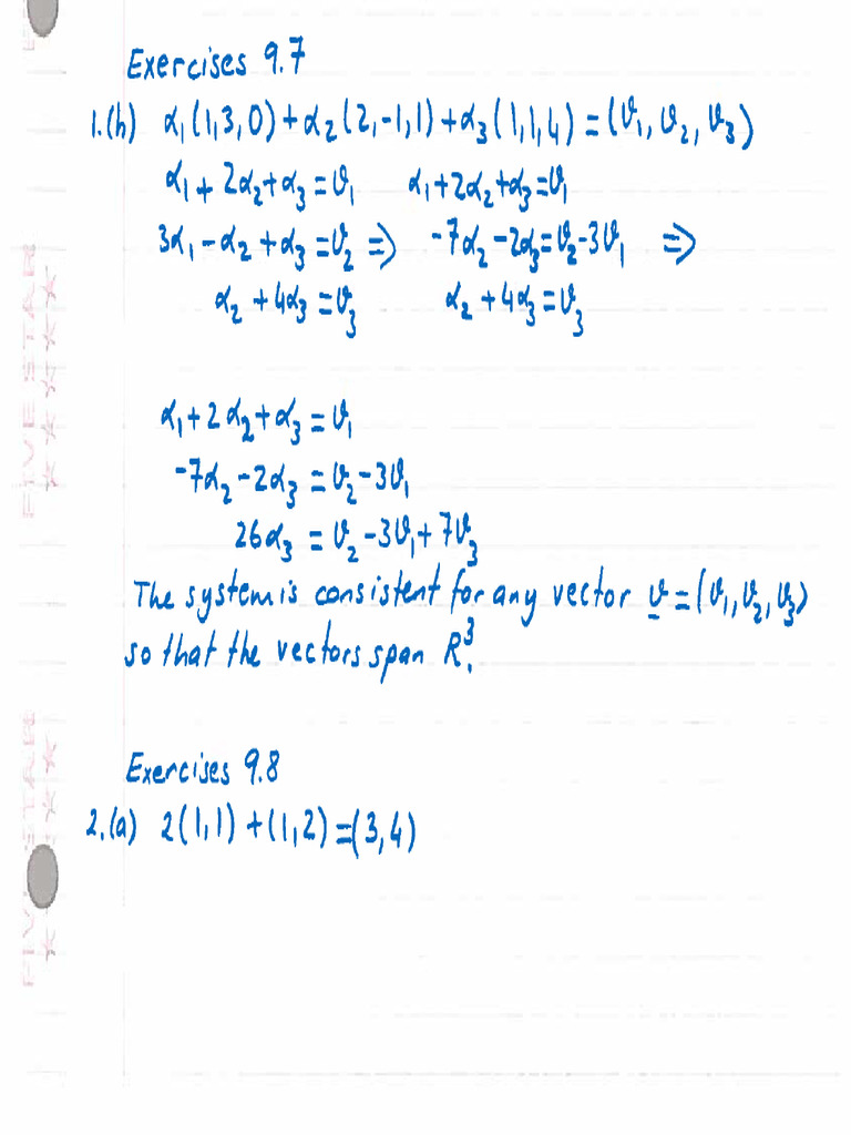 Vector Set Non-closure Example | PDF