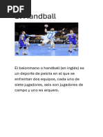 10 Reglas Básicas de Handball | PDF