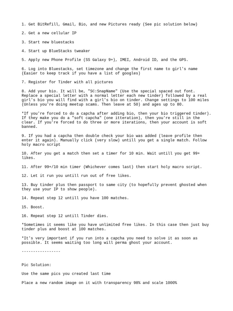 Tinder - Guide 3 | PDF