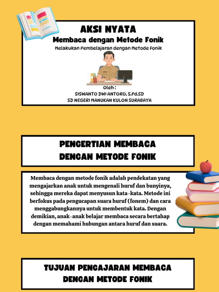 Aksi Nyata - Melakukan Pembelajaran Dengan Metode Fonik - Siswanto Dwi ... Aksi Nyata - Melakukan Pembelajaran Dengan Metode Fonik - Siswanto Dwi ...